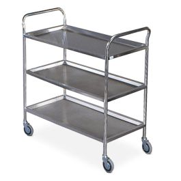 General Purpose Trolleys - Stainless Steel, Light Duty | Bristol Maid