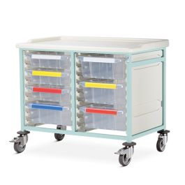 Caretray Trolley - Mild Steel, Low Level, Double Column | Bristol Maid