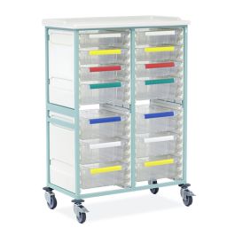 Caretray Trolley - Mild Steel, High Level, Double Column | Bristol Maid